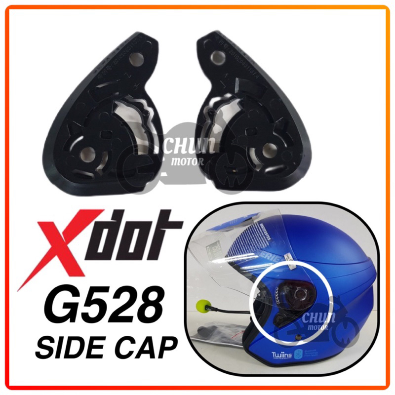 Xdot G528 B-Series Helmet Side Cover / XDOT J-Force III | Shopee Malaysia