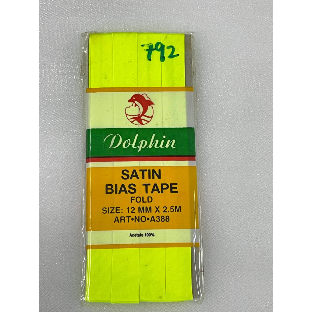 Piping Satin/Satin Bias Tape / Kun Satin / Bias Tape 1pc / Colour Batch 1 | Shopee Malaysia