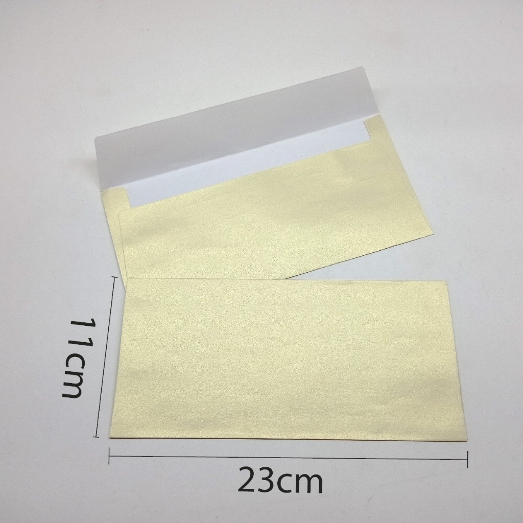 Metallic Envelope 120gsm / Pearl Envelope / Sampul Surat / Wedding Card ...