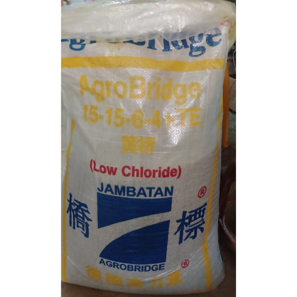 Baja NPK AGROBRIDGE YELLOW 15:15:6:4+TE (Subur/Daun) Repack 1kg/2kg | Shopee Malaysia
