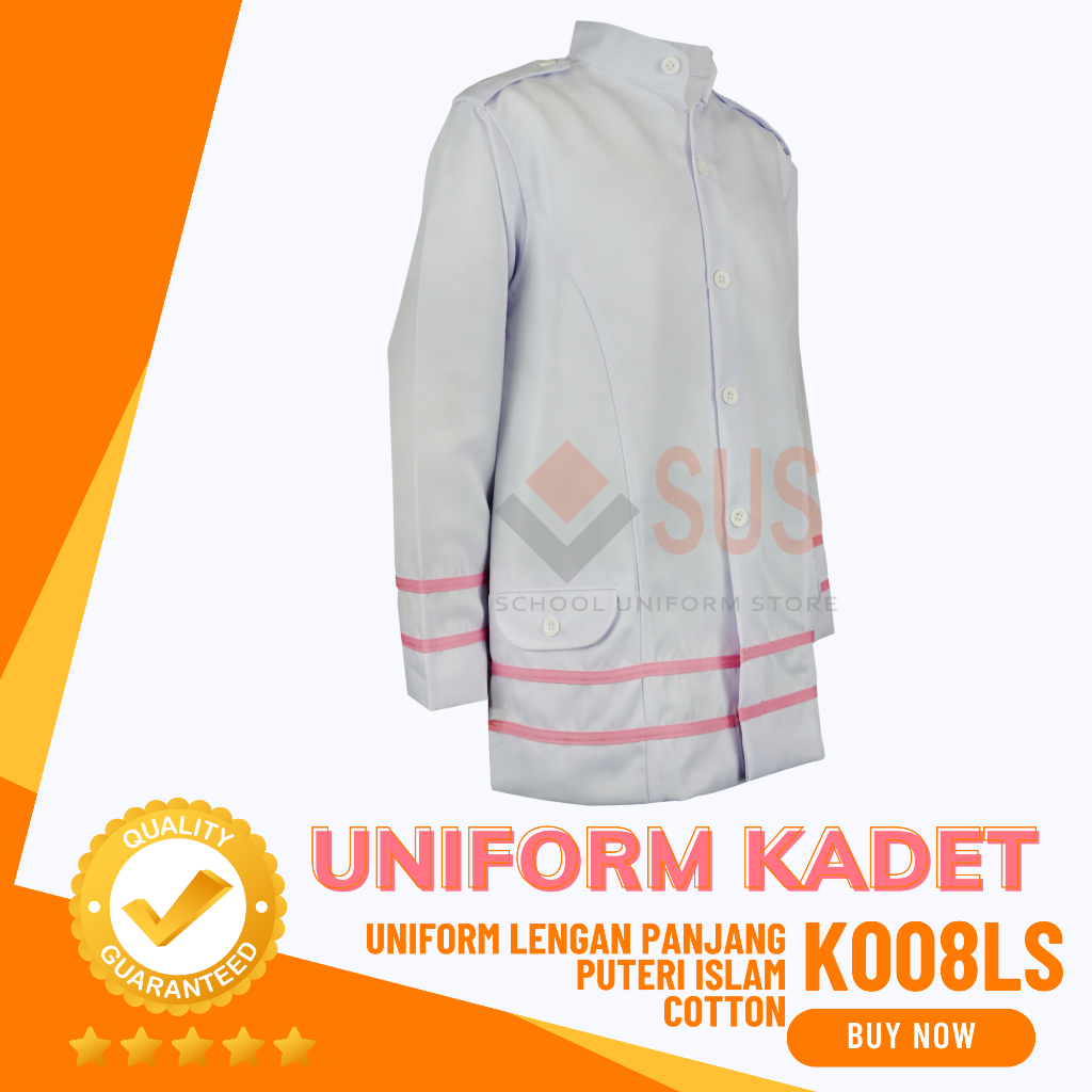 PUTERI ISLAM / UNIFORM KADET PUTERI ISLAM ( LENGAN PANJANG FULL SET ...
