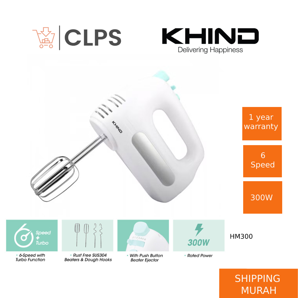 Khind Hand Mixer HM-300 HM300 | Shopee Malaysia