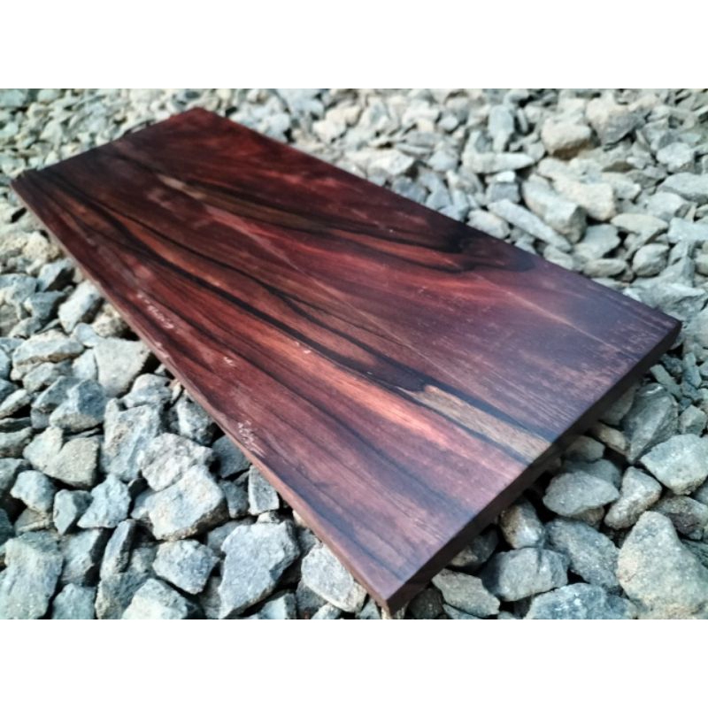 Papan Tipis Malaysian Blackwood / Kayu Malam Hijau 1cm x 12cm x 30cm ...
