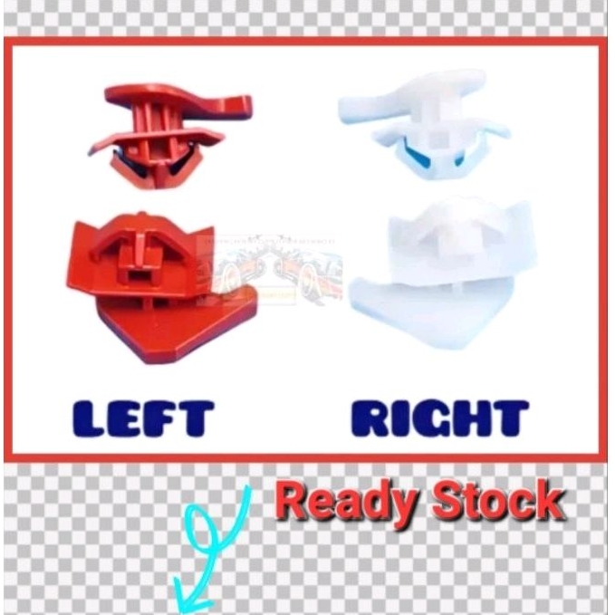 (1/pcs)LOWEST PRICE PERODUA MYVI LAGI BEST WIPER PANEL CLIP(LH&RH ...