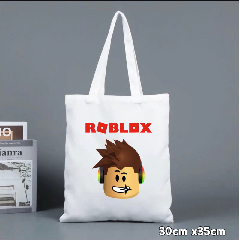 🇲🇾YYMAJU🇲🇾ROBLOX canvas tote bag student tuition tote bag custom made ...