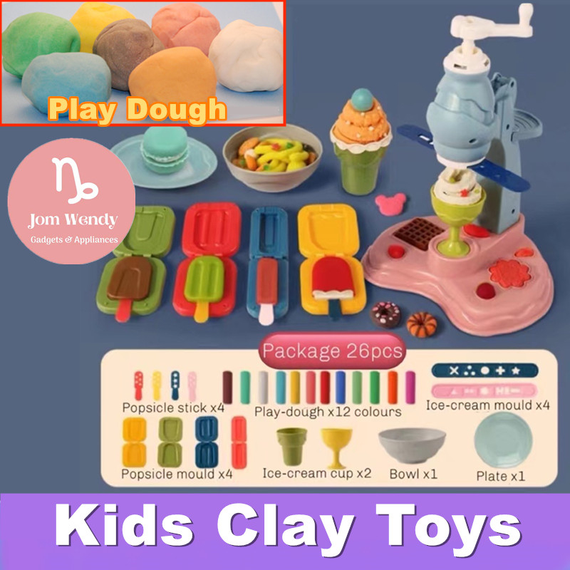 Hot Sale - 45Pcs Clay toys Kids Plasticine Play Dough Clay Art Pretend ...