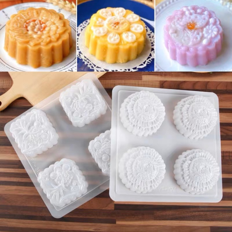 Mooncake Mould Acuan Kuih Bulan Jelly Agar 燕菜月饼模果冻模 | Shopee Malaysia