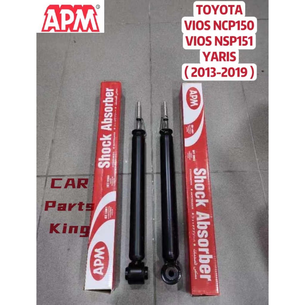 ( 100% ORIGINAL APM ) TOYOTA VIOS NCP150 VIOS NSP151 YARIS REAR SHOCK ...