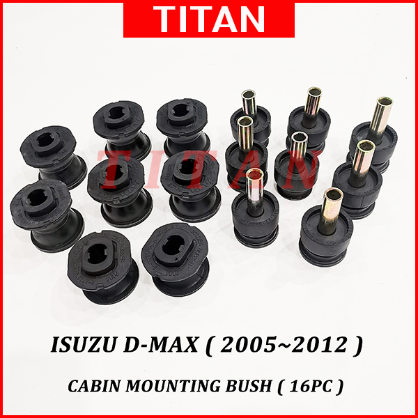 (16pc) Cabin Mounting Body Mounting Bush Set Isuzu D-max Dmax [2005 ...