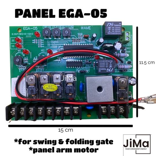 PANEL EGA 05 / CONTROL BOARD DC FOR SWING AND FOLDING GATE DNOR , AGT ...