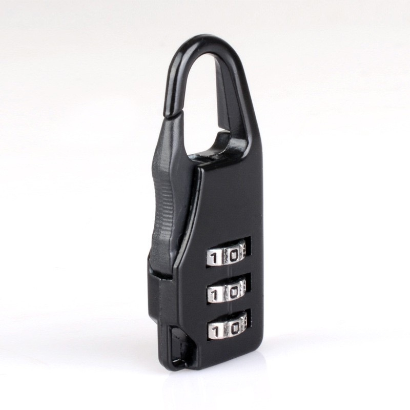 Luggage Bag Zipper Lock Classic Practical 3 Digit Password Combination ...