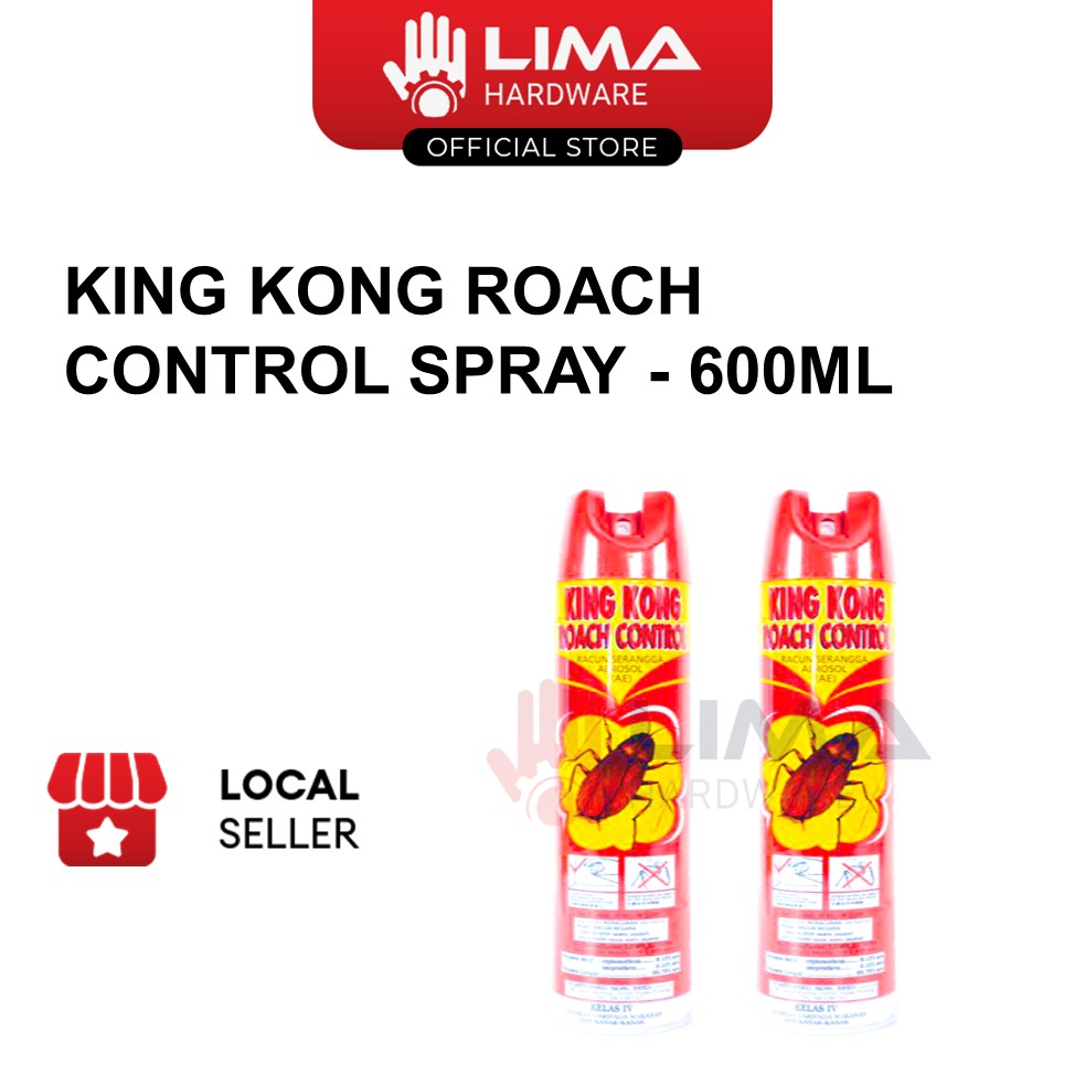 KING KONG Roach Control Spray, Semburan Kawalan Lipas, Kawalan Serangga ...