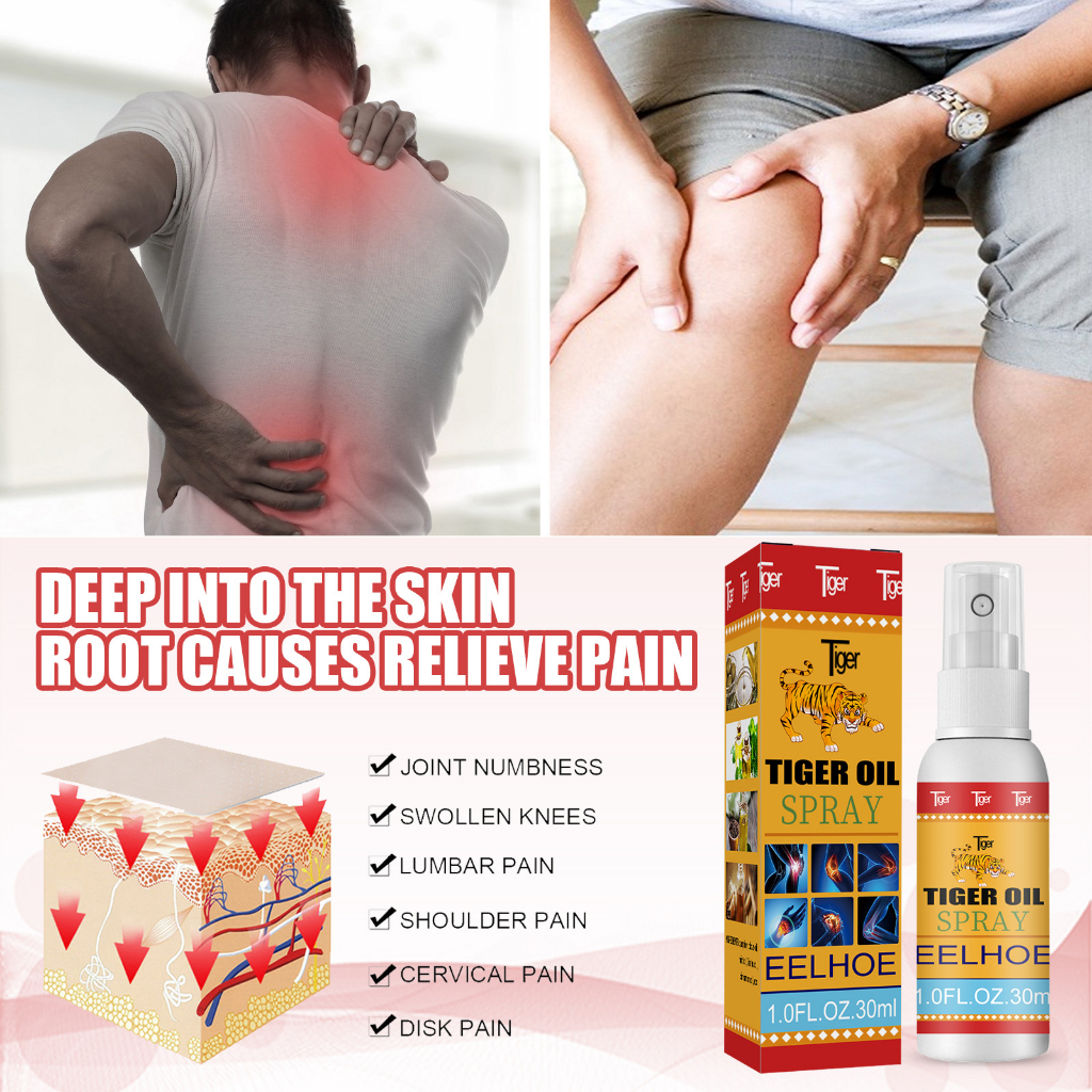 Tiger balm joint and bone therapy Pain relief spray Jointment cream ...