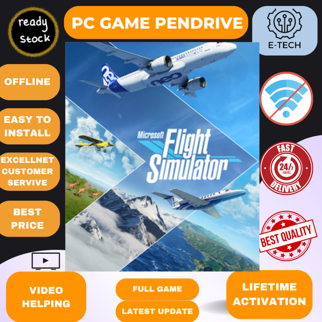 [PC Game] Microsoft Flight Simulator 2020 - Offline [ Pendrive 128 GB ...