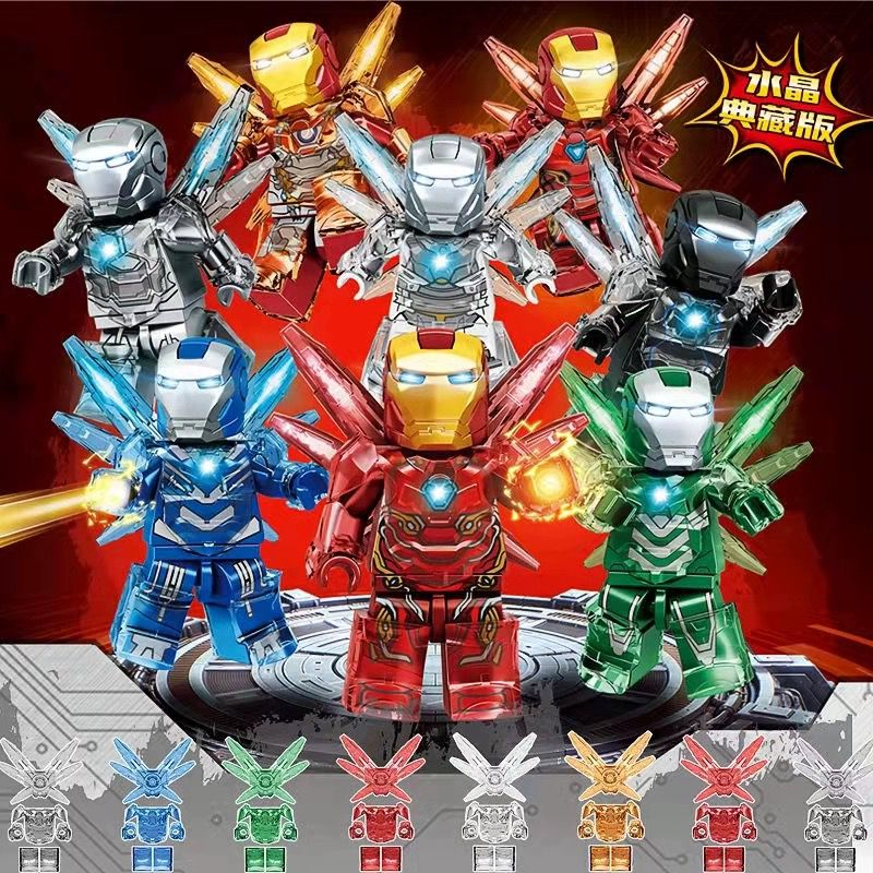IRONMAN HERO MINIFIGURES BLOCKS (7807) | Shopee Malaysia