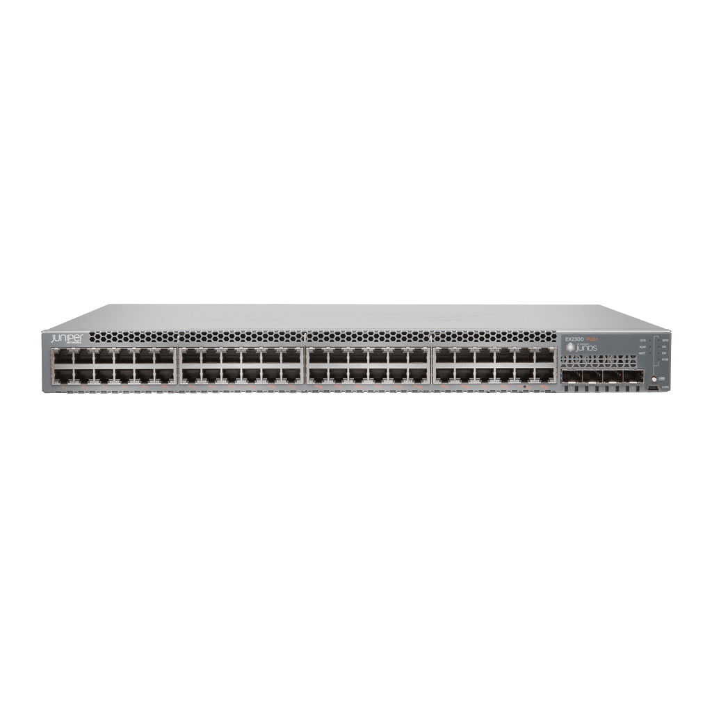 Juniper EX2300 EX2300-48MP class 48 port switch with 32 x 1G, 16 x 1G/2 ...