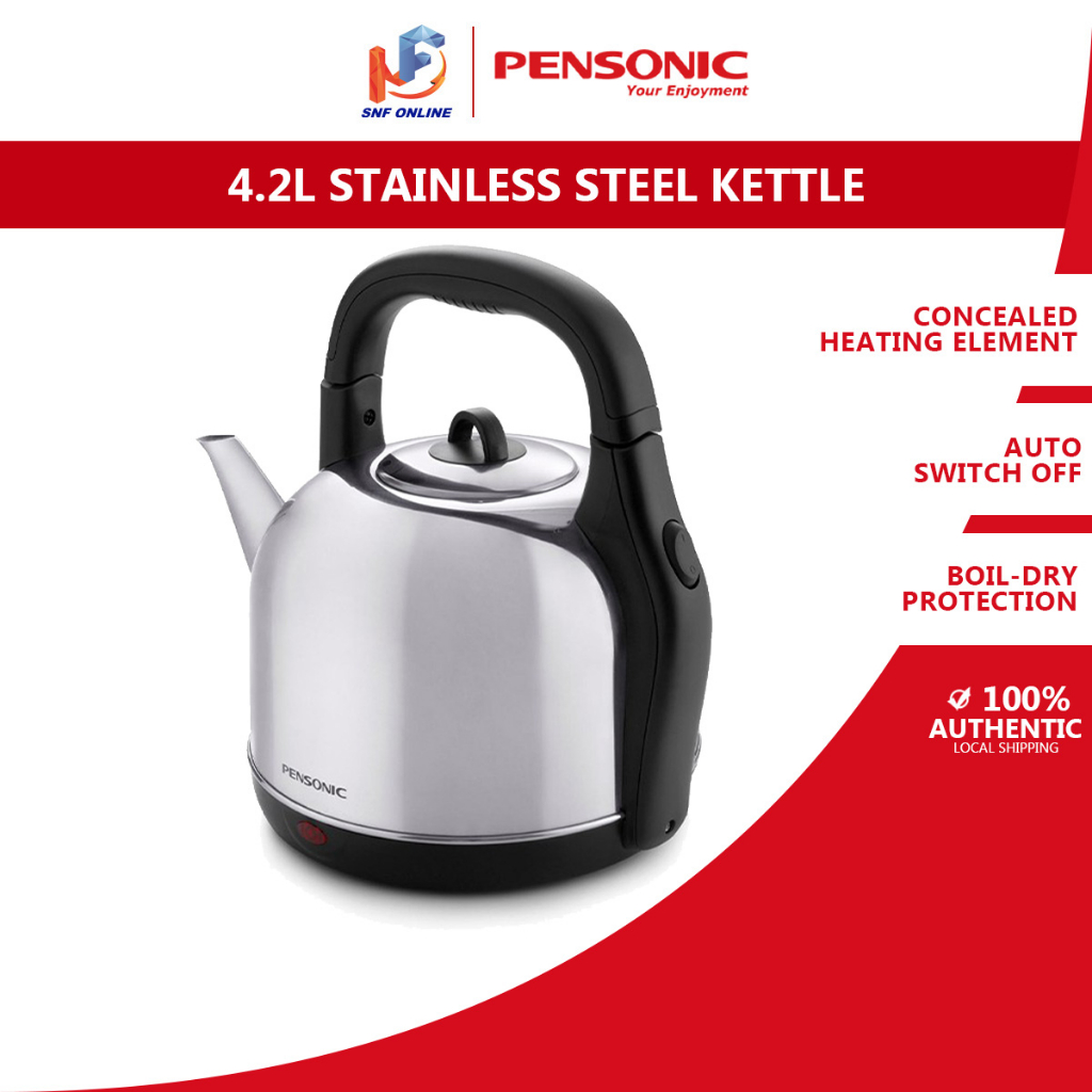 Pensonic 4.2L Electric Kettle Stainless Steel PAK-5002 | Shopee Malaysia
