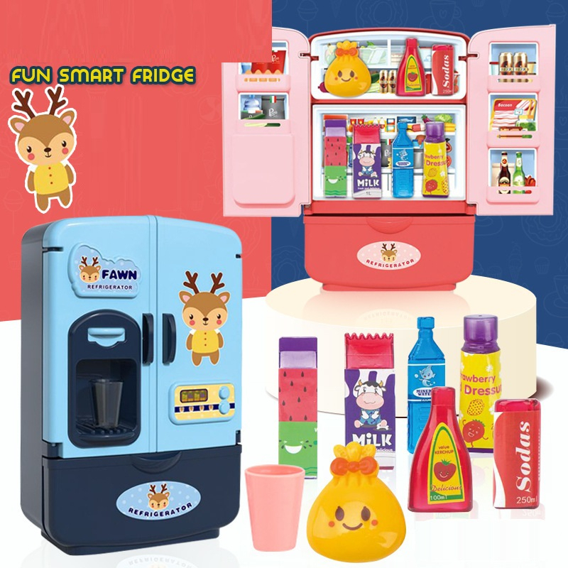 MINI Refrigerator Toys Children Fridge Toys Kids Fridge Toys Pretend ...