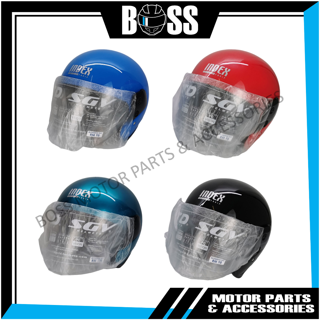 [INDEX] Motorcycle Helmet Topi Keledar with visor | Shopee Malaysia