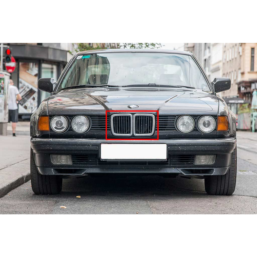 BMW Front Bumper Grille All Black For E32 | Shopee Malaysia