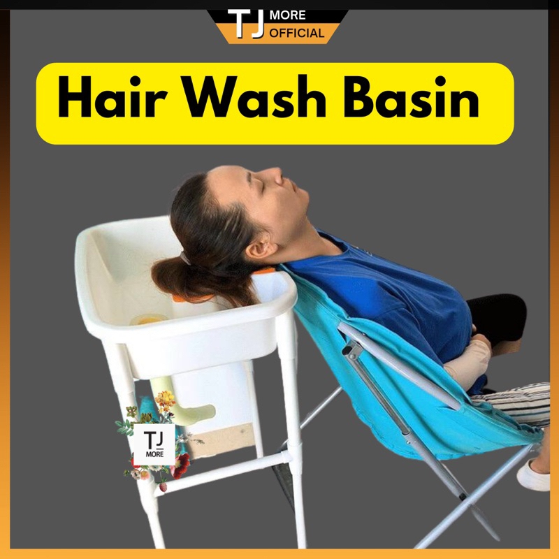 Portable Hair Wash Basin Bed Tray Stand Salon Barber Beauty Medical ...