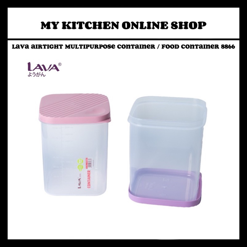 Lava Multipurpose Plastic Container Plastik Bekas Tupperware CST8866 ...