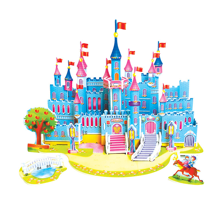 3D Puzzle Building Jingsaw for kids/ KLCC 3D Puzzle Educational Toys ...