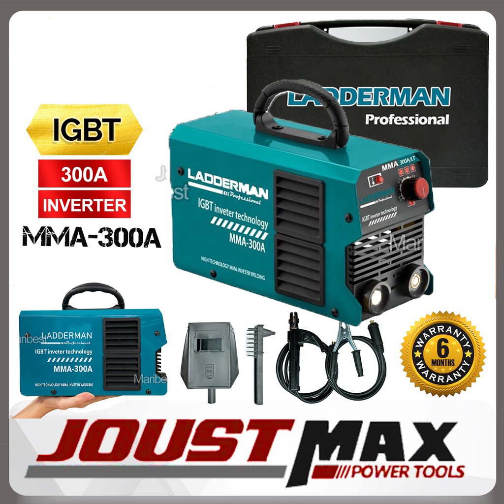 MMA-300A LADDERMAN MINI INVERTER WELDING MACHINE ARC WELDING | Shopee ...