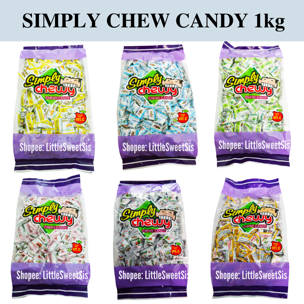 HAMAC SIMPLY CHEWY CANDY 1KG | Shopee Malaysia