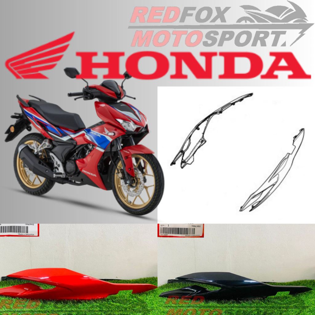 100% ORIGINAL COVER SET RR BODY RS-X150 | Shopee Malaysia