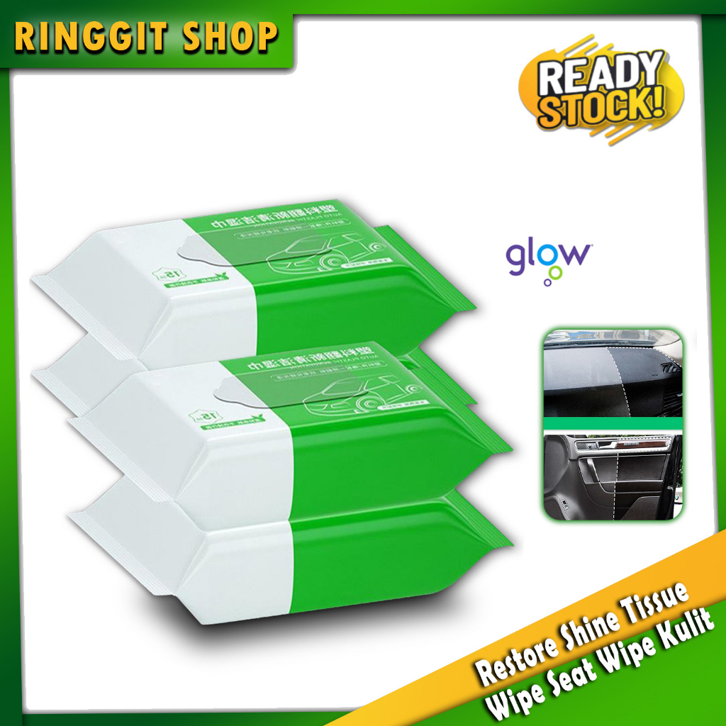 Ringgit Shop Plastic Restore Shine Tissue Wipe Quick Coating Maintain ...