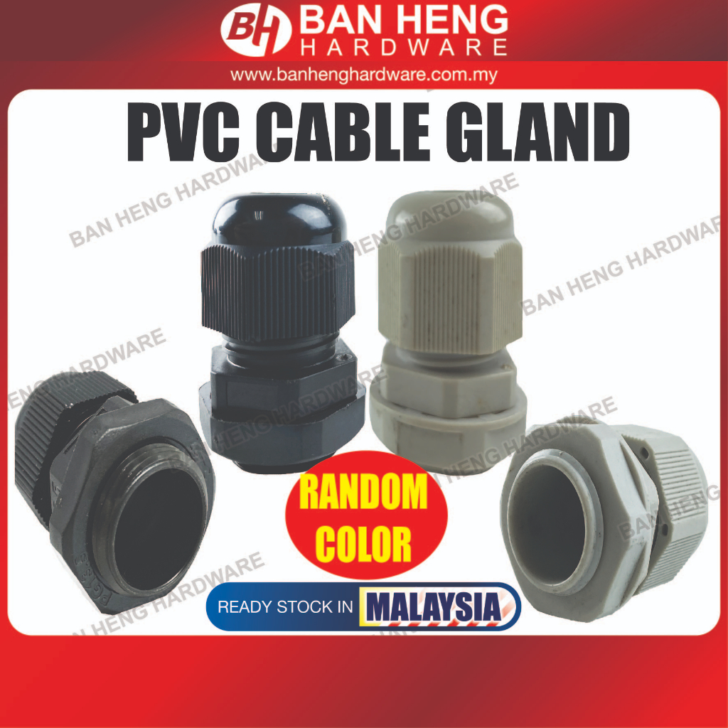 Random Color [1PC] Nylon Adjustable Cable Glands Wire Connector Fitting ...