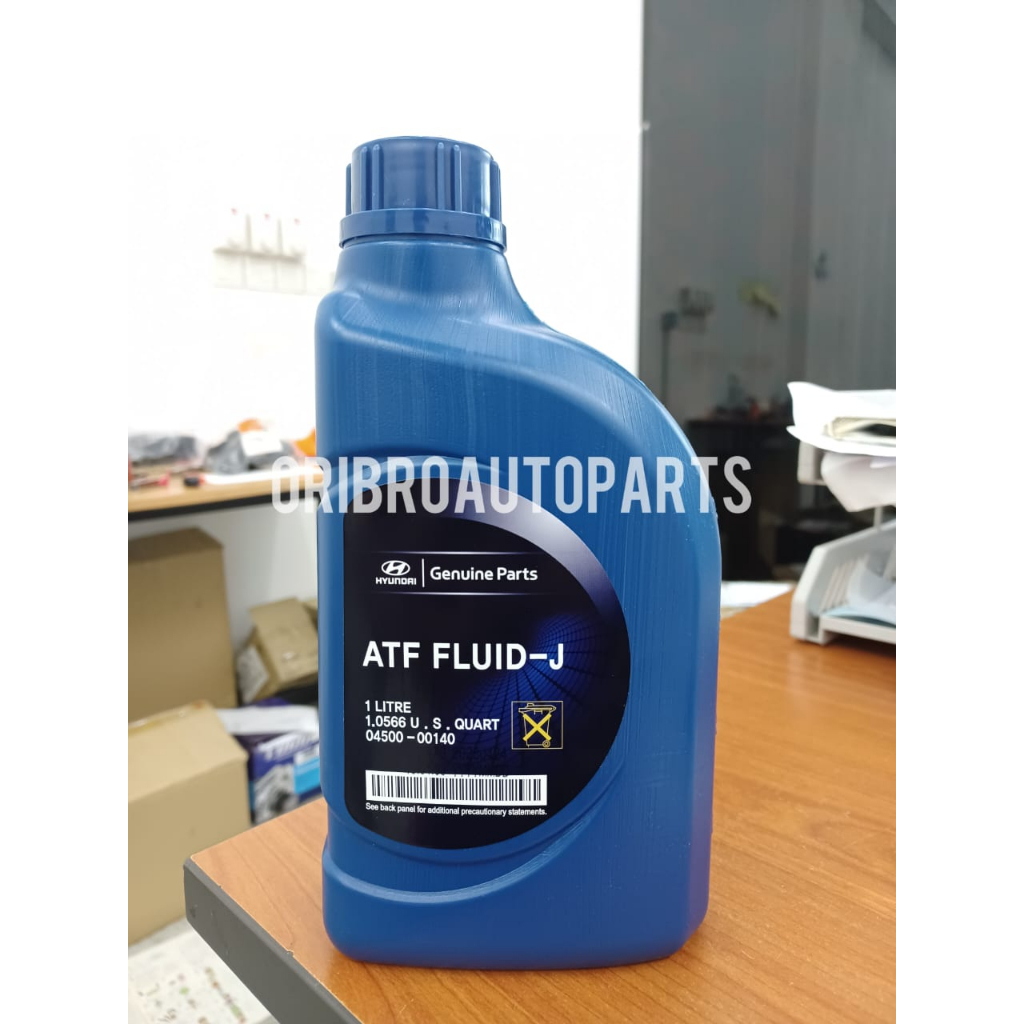 READYSTOCK!! ORIGINAL Hyundai ATF Fluid-J Oil 1L – 04500-00140 | Shopee ...