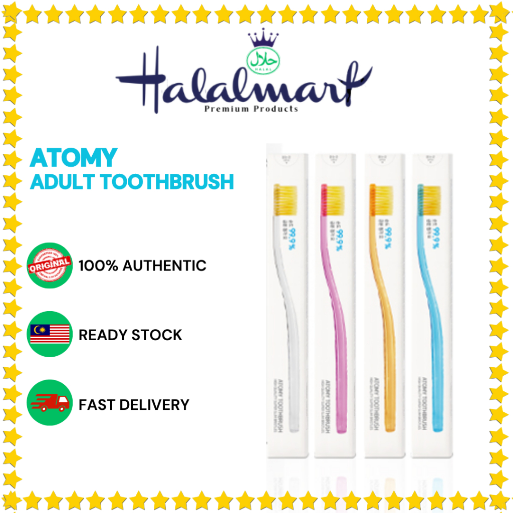 Ready Stock Korea Atomi Antibacterial Toothbrush (1pc) 哎多美黄金纳米牙刷 (Adult ...