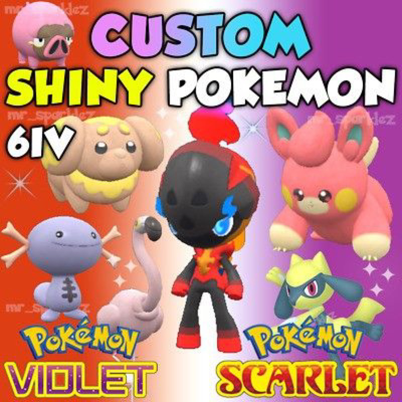 Nintendo Switch Custom Pokemon Scarlet Violet Shiny IV100 | Shopee Malaysia