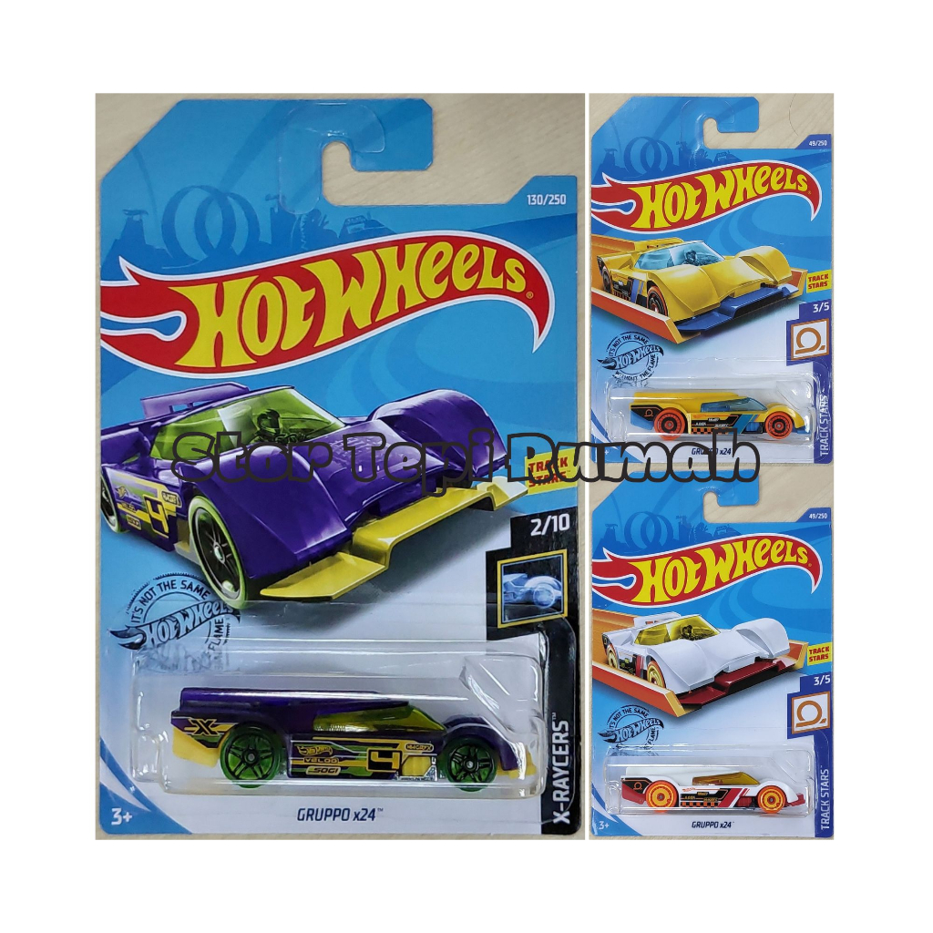 Hot Wheels Gruppo x24 [HW Fantasy Track Stars X-Raycers] | Shopee Malaysia