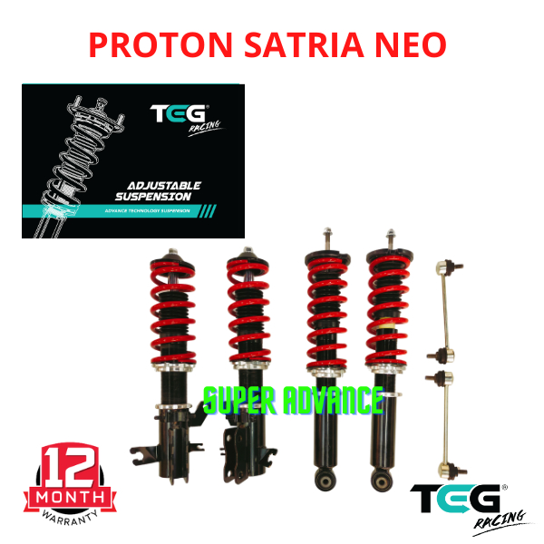 🔥Ready Stock🔥 PROTON SATRIA NEO TEG RACING Adjustable Suspension Hi Low ...