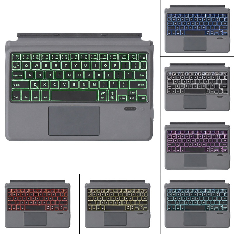 Bluetooth Keyboard For Microsoft Surface Pro 3 4 5 6 7 Go 2 3 Pro 8 X 9 10 11 Wireless Backlight