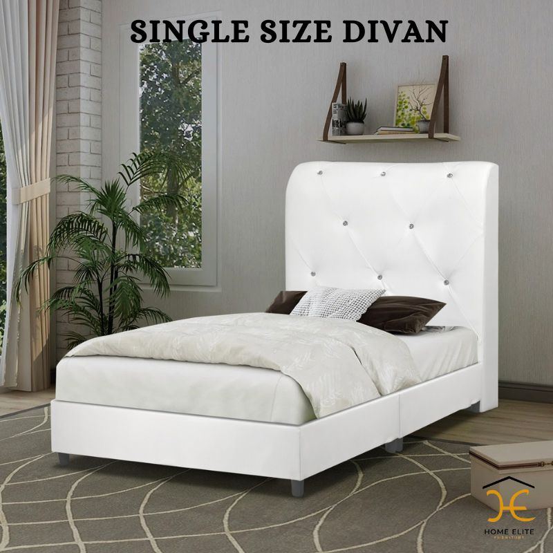 Home Elite: Single Size Bed Frame Katil Single Bujang Modern Bedroom ...