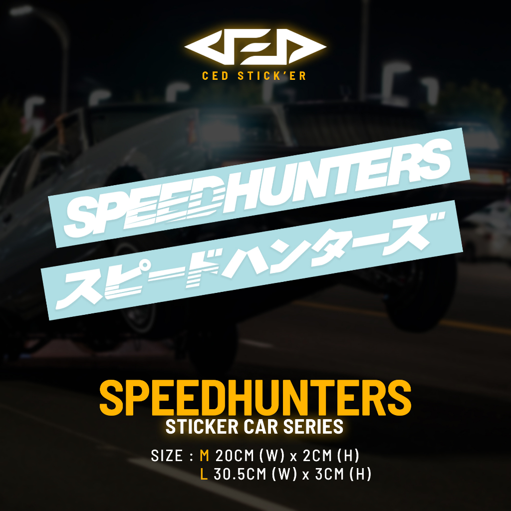 SPEEDHUNTERS STICKER | CAR SERIES | Shopee Malaysia