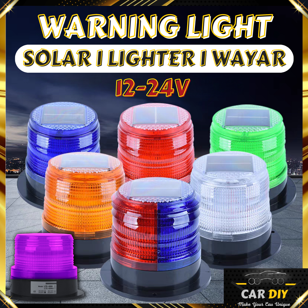CAR DIY Magnetic 12V 24V Car LED Strobe Warning Light Emergency Vehicle ...
