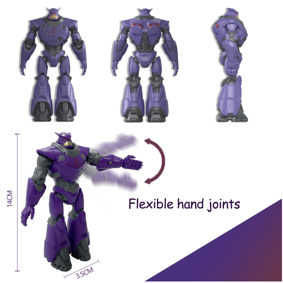 Buzz lightyear Zurg Action Figure For Collection Movable Arm 4*13cm ...