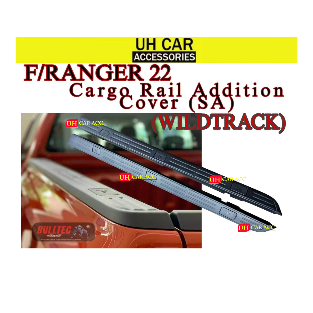 FORD RANGER T9 2022 2023 2024 WILDTRAK REAR BED RAIL CARGO TRUNK RAIL ...