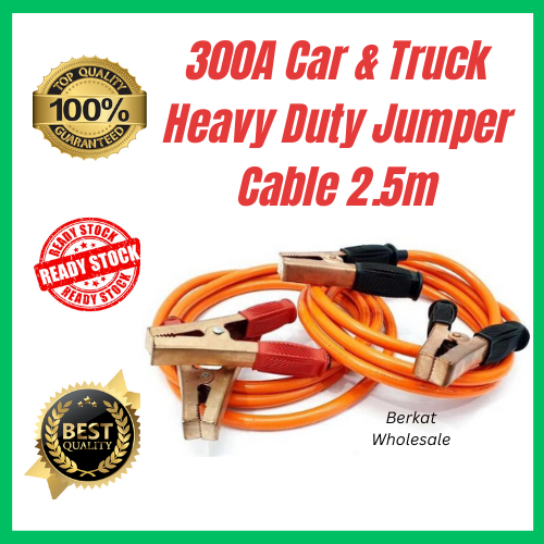 Ready Stock Car & Truck Heavy Duty Jumper Cable Jump Start Cable ...