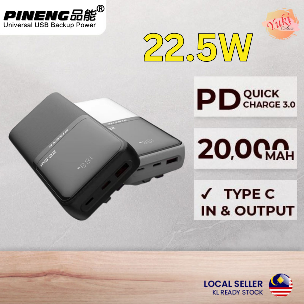 PINENG Powerbank Fast Charging Power Bank PN939 PN856PD PN956 PN958 ...