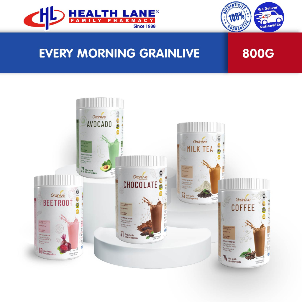 Every Morning Grainlive Breakfast Cereal - Beetroot/Milk Tea/Chocolate ...