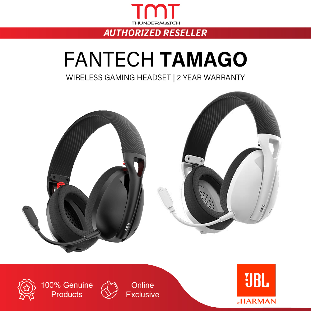 FANTECH Tamago Lightweight Surround Sound Wireless Headset Bluetooth ...