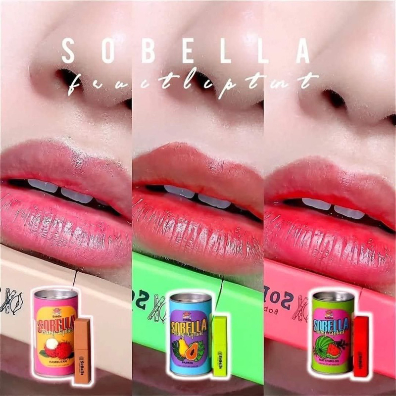 SOBELLA BABY LIPTINT (RAMBUTAN,PAPAYA,WATERMELON) | Shopee Malaysia