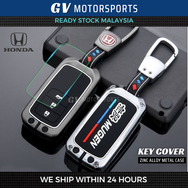 READY STOCK Honda Key Cover Case Car Zinc Alloy Metal Fob For Honda ...