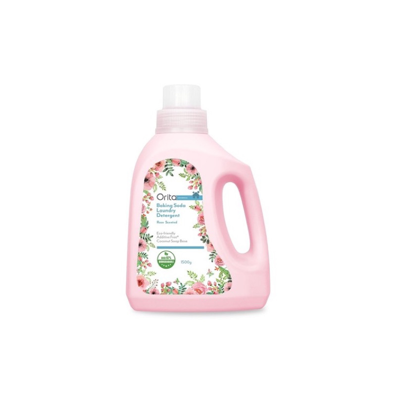 ORITA Baking Soda Laundry Detergent 1500g (Floral/Rose/lavender ...